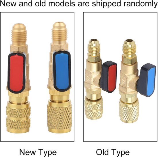 Airconditioning Snelkoppeling Connector Messing Adapters voor R22 R410A ...