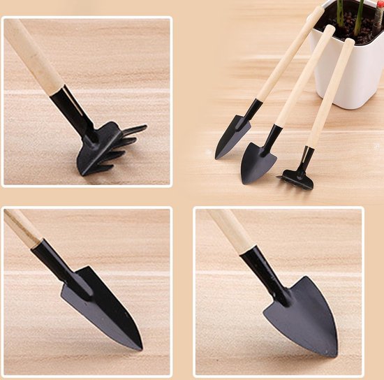 Mini-tuingereedschap set - bloemen- en plantengereedschap -... | bol