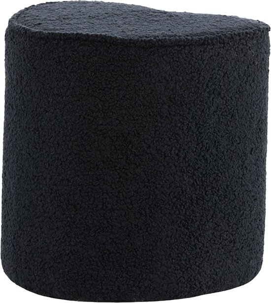 Nest living Jilly Kinderpoef Beige - Teddystof - Hartvorming ...