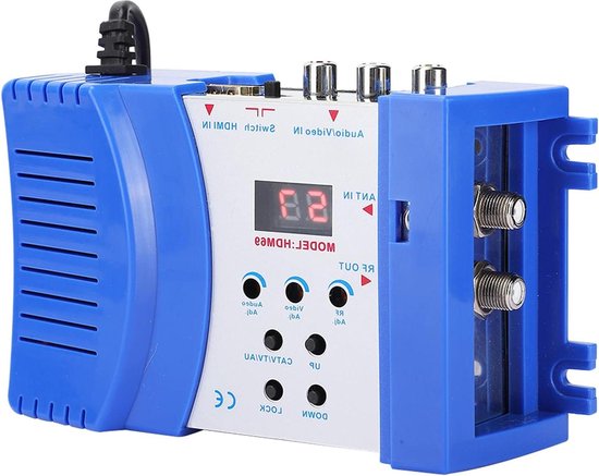 Digitale HDMI naar RF Modulator - HDM69 AV naar RF Converter VHF UHF PAL Standaard EU... | bol