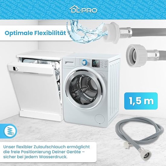 wasmachine/vaatwasser slang / Waterstop wasmachine slang 1,5m | bol