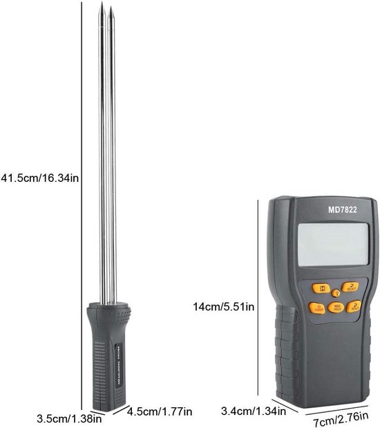Graan Vochtmeter Tester Tarwe Rijst Maïs Paddy - Digitale Voedsel ...