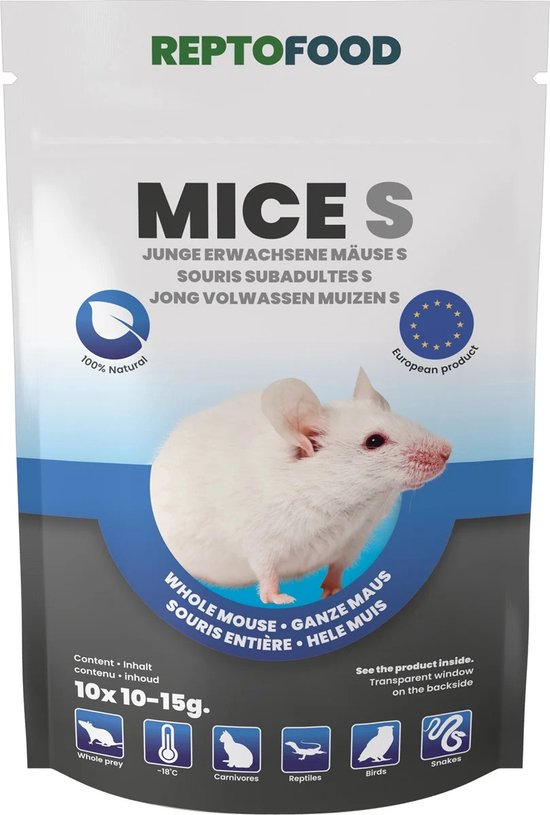 Repto Muizen S 10-15 gram 10 stuks Diepvries | bol