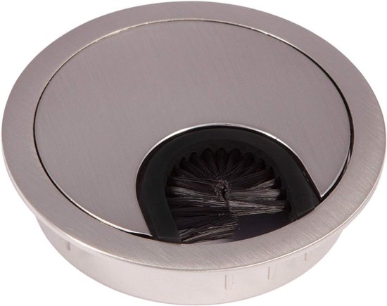 Kabeldoorvoer metaal SO-TECH kabelopening RVS look - Boormaat Ø 68 mm ...