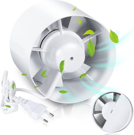 Inline Buisventilator 100/150 mm - Stil & Krachtig voor Badkamer ...