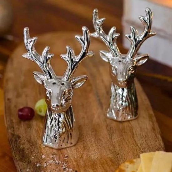 Marco Paul Stag Zout en Peper Sets - Duurzame Keramische Herten - 2 ...