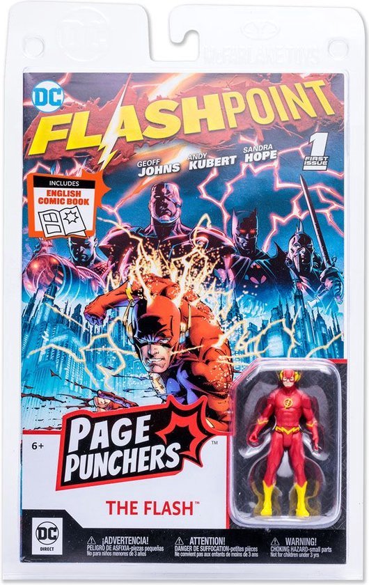 DC Page Punchers (Flashpoint) Comic Book + the Flash Mini figuur 8 cm | bol