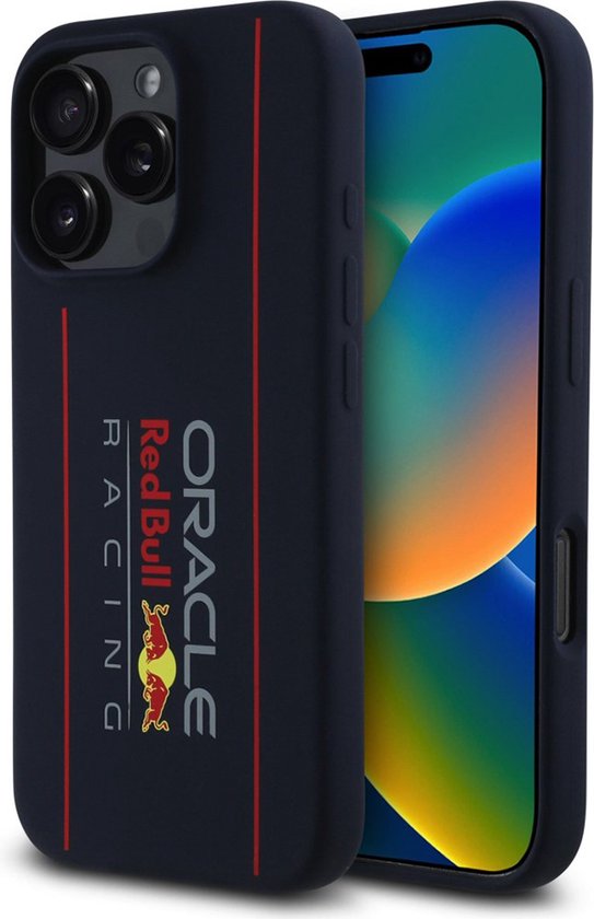 Red Bull Racing Silicone Oversize Vertical Logo Back Cover hoesje met ...