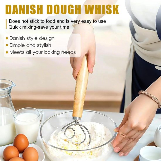 Deegmenger Set met Ergonomisch Ontwerp voor Eenvoudig Bakken van Brood ...