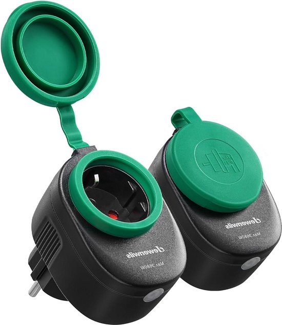 Smart Wifi-stopcontact voor buiten - IP44 waterdicht - 3680 W - Alexa ...