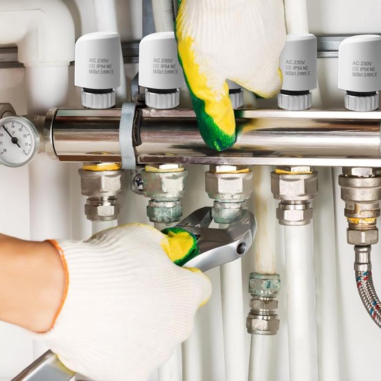 Vloerverwarming Aansturing - Thermostaat Motor - Verwarmingsregeling ...