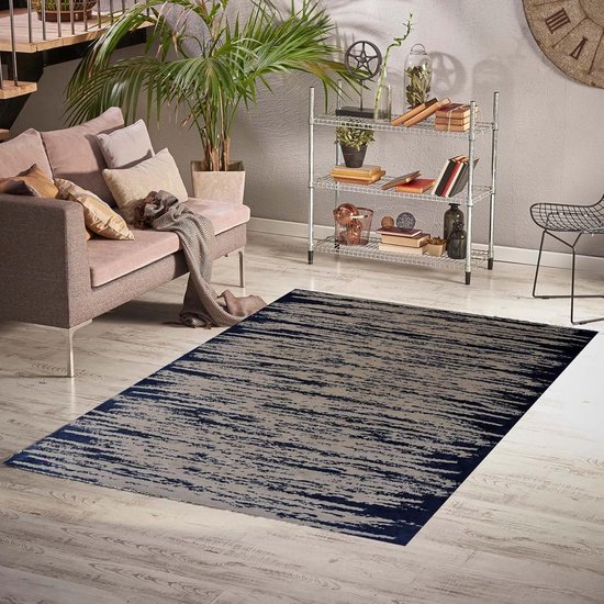 Lange Vloerkleed Runner 50x60 cm met Moderne Penseelstreken voor Hal ...