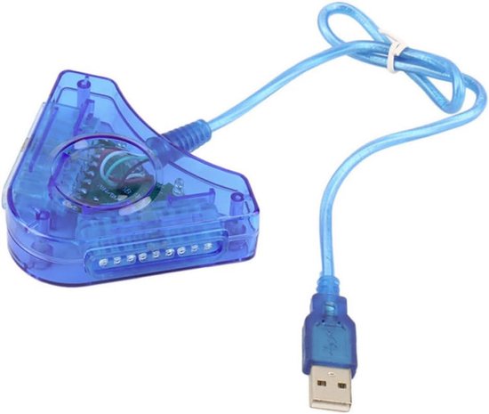 Dual USB Adapter voor PS1 en PS2 Controllers naar PC - Plug & Play | bol