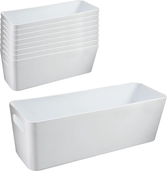 Set van 9 Opbergdozen Wit voor Flessenrek Kubusrek Organizerboxsysteem ...