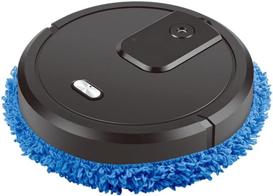 Zyrex® Dweilrobot - Dweil robot - Blauw - ‎25cm x 25cm x 7cm | bol