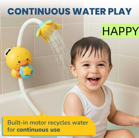 Gele Elektrische Eend Douche Bad Speelgoed - Baby Zuignap Circulatie ...