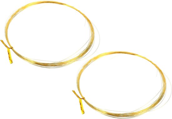 Semi-harde messing draad, 2 stuks, diameter 0,2 mm, spoel van puur ...