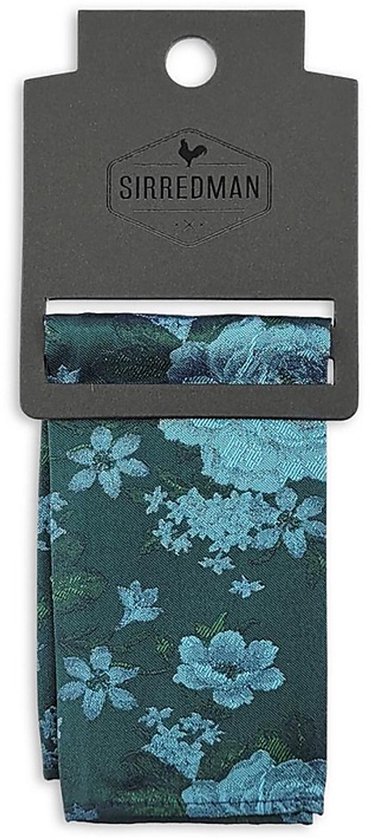 Sir Redman - Pochets - pochet Fiore Emerald - smaragdgroen / lichtblauw ...