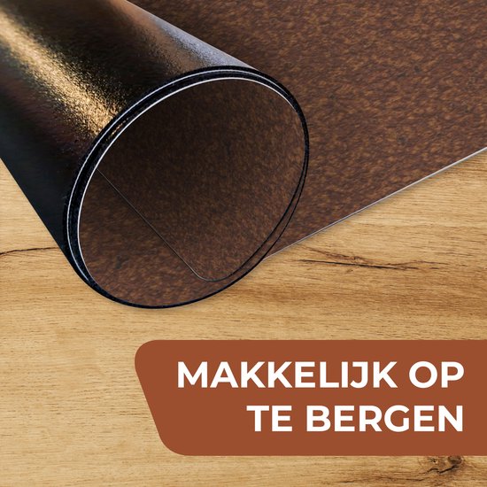 Tafelloper 200x50 cm - Tafelmat vinyl Ruw - Roest print - Rood ...