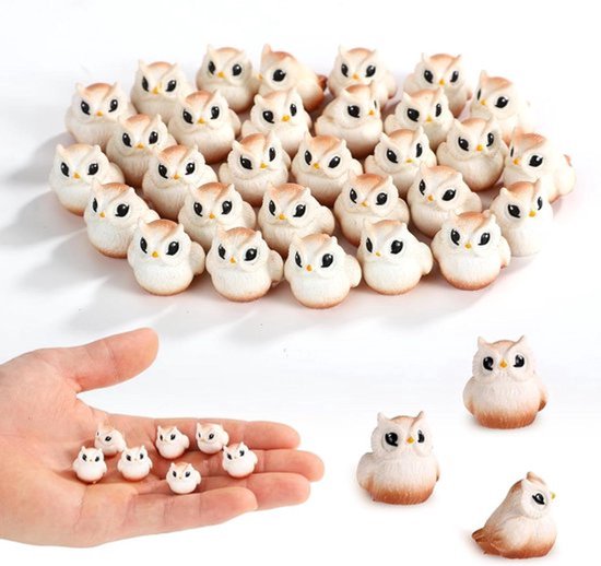 Mini Hars Uil Beeldjes - Set van 30 stuks | bol