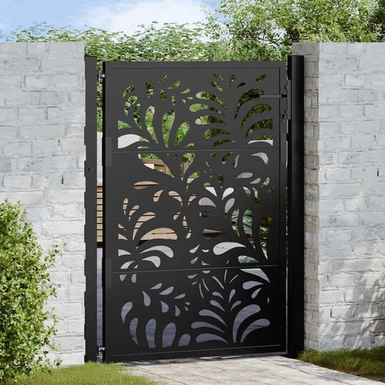 Tuinpoort Staal - Hekwerk Deur - Terras Afscheiding - Lasergesneden ...