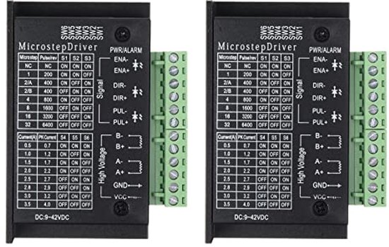 2 Stuks Stappenmotor Driver 4A voor CNC Besturing - Microstepping ...