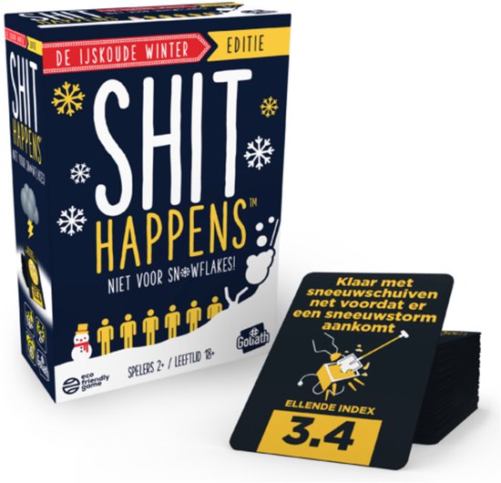 Shit Happens: De IJskoude Winter Editie 18+ - Nederlandstalig Kaartspel ...