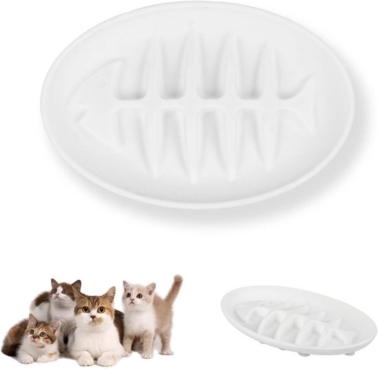 Slow Feeder - Anti-Slow Bowl - Kattenvoerbak - Hond - Litter Box ...