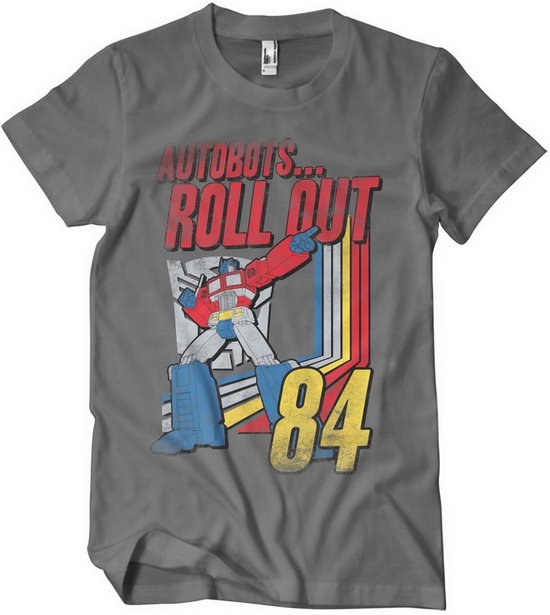 Transformers Autobots - Roll Out T-Shirt Darkgrey-M | bol
