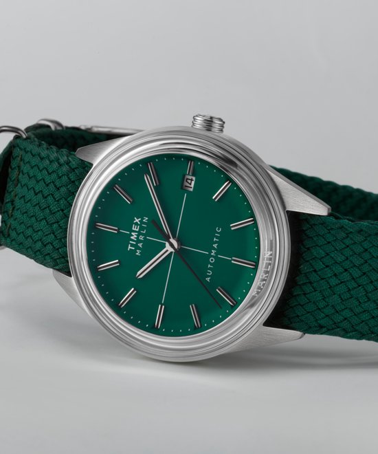 Timex Marlin Jet TW2Y24400 Horloge - Textiel - Groen - Ø 38 mm | bol