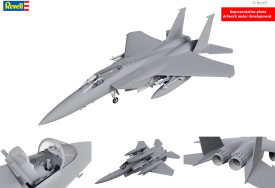 Revell Modelbouwpakket Vliegtuigen - 03778 Boeing F-15C Eagle ...