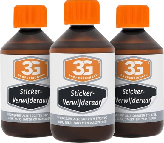 3x 3G Professioneel Stickerverwijderaar 300 ml - Sticker Verwijderaar ...