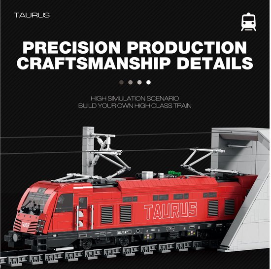 Reobrix 66020 Taurus trein retro classic bouwset | Locomotief city ...