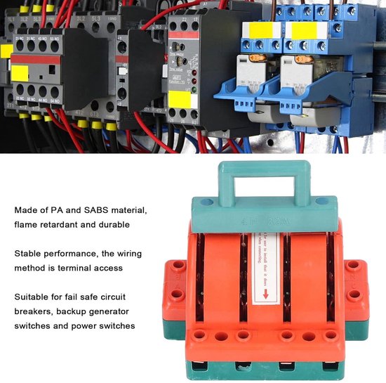 Allecto plus - 4-polige messchakelaar 32A voor driefasige elektrische ...