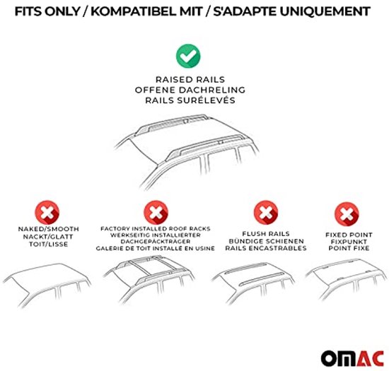 Dakdrager voor Volkswagen Transporter T5 2003-2015 - Aluminium, 75 kg ...