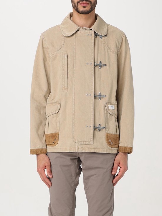 Casual Hook and Eye Closure Jacket - Beige | bol