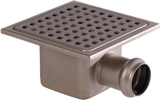 Dexxo Caniveau de sol Sterput Circles inox dimensions 100 mm x 100 mm | bol