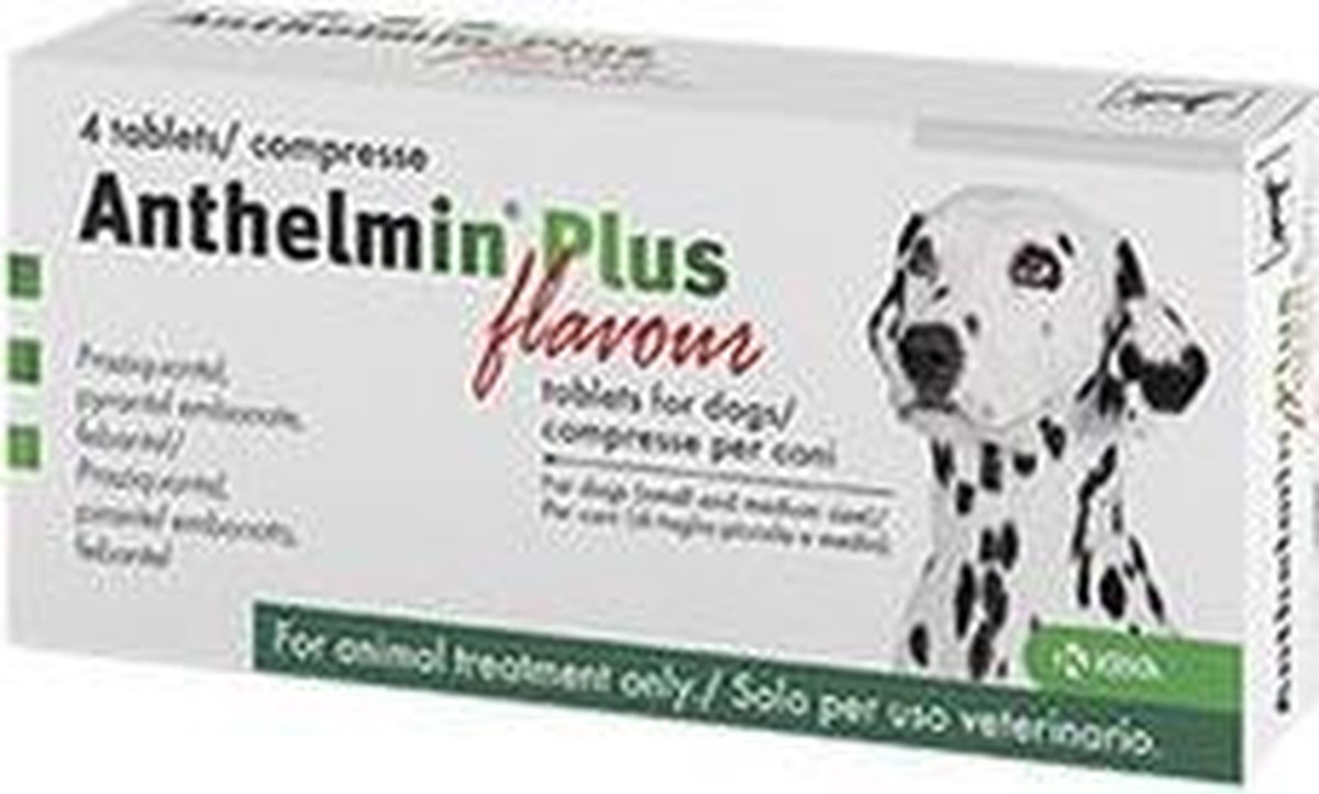 Anthelmin Ontworming Tabletten Hond vanaf 2 kg 4 tabletten | bol.com
