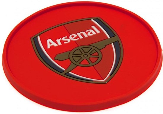 Arsenal FC Silicone Coaster (Red) | bol