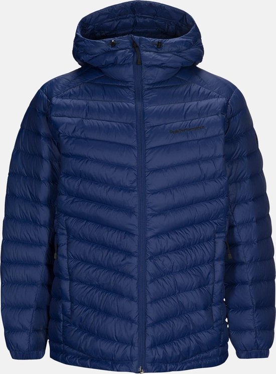 Peak Performance M Frost Down Hood Jacket Donkerblauw XL | bol.com