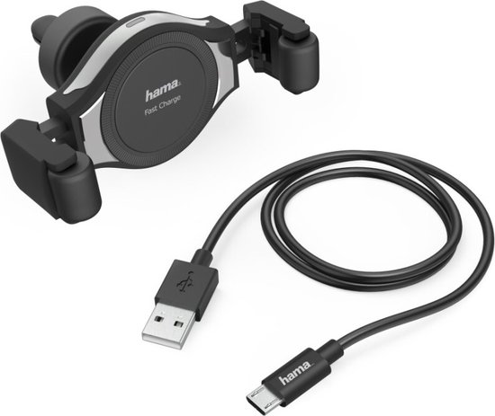 Hama Draadloze Auto-oplader FC-10C Flex Zwart | bol.com