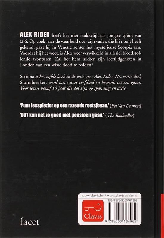 Alex Rider 5 - Scorpia, Anthony Horowitz | 9789050164962 | Boeken | bol