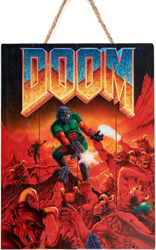 Doom: Classic Wooden Art | bol