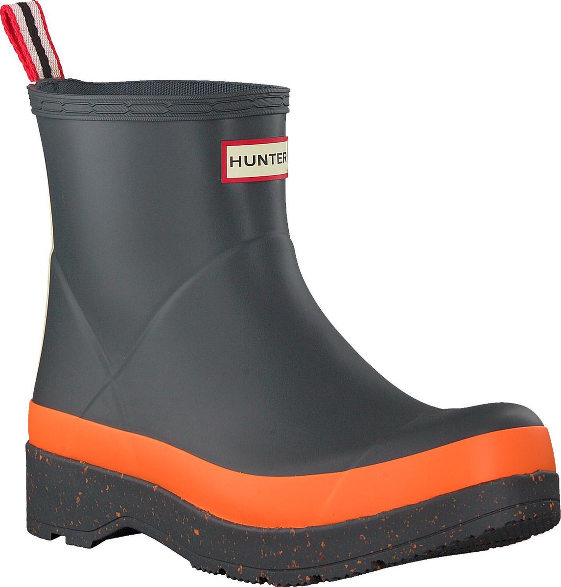 Hunter Heren Laarzen Play Short Boot Speckle - Blauw - Maat 42 | bol.com