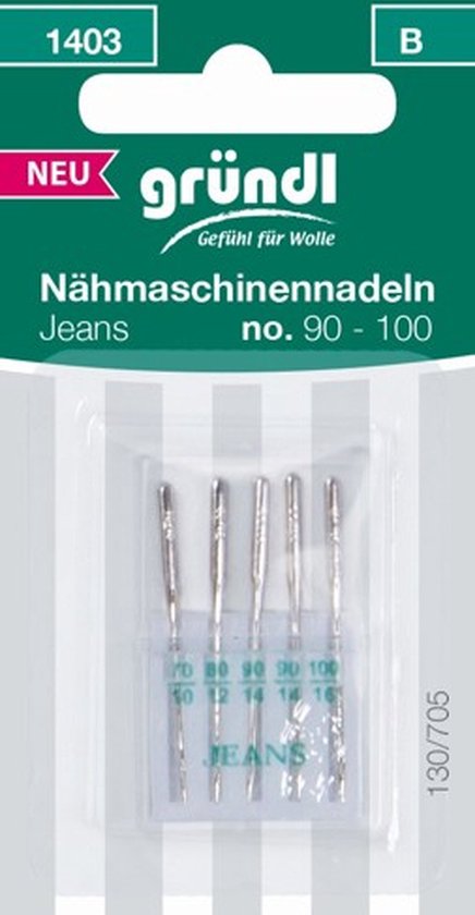 1403 Naaimachine naalden Jeans 5 stuks No. 90 | bol