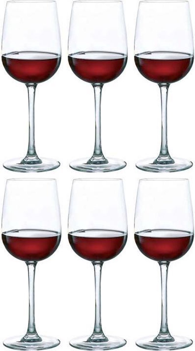 Verre à vin Luminarc Versailles - 0,58 l - set-6 | bol.com