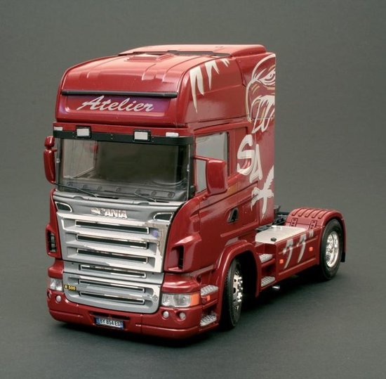 Italeri Scania R640 Atelier Montagekit Vrachtwagen/oplegger miniatuur 1 ...