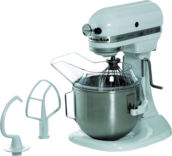 Kitchenaid 5KPM5EWH - Keukenmachine - Wit - 4,83L | bol