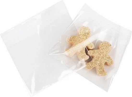 Plastic Zakken 16,4x11,8cm Transparant en Hersluitbaar (100 stuks ...