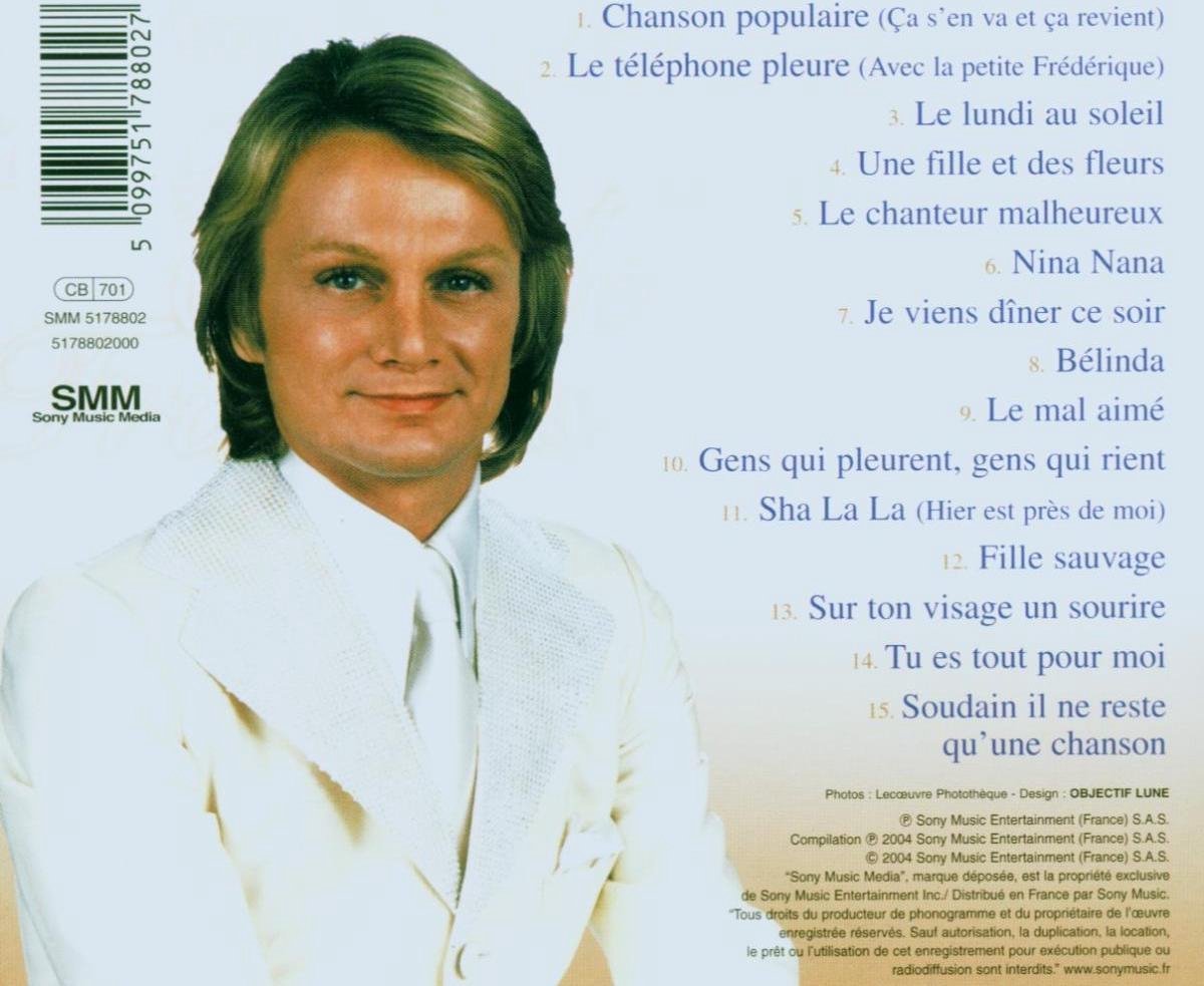 Les Plus Belles Chansons De Claude Fran, Claude Francois | CD (album ...